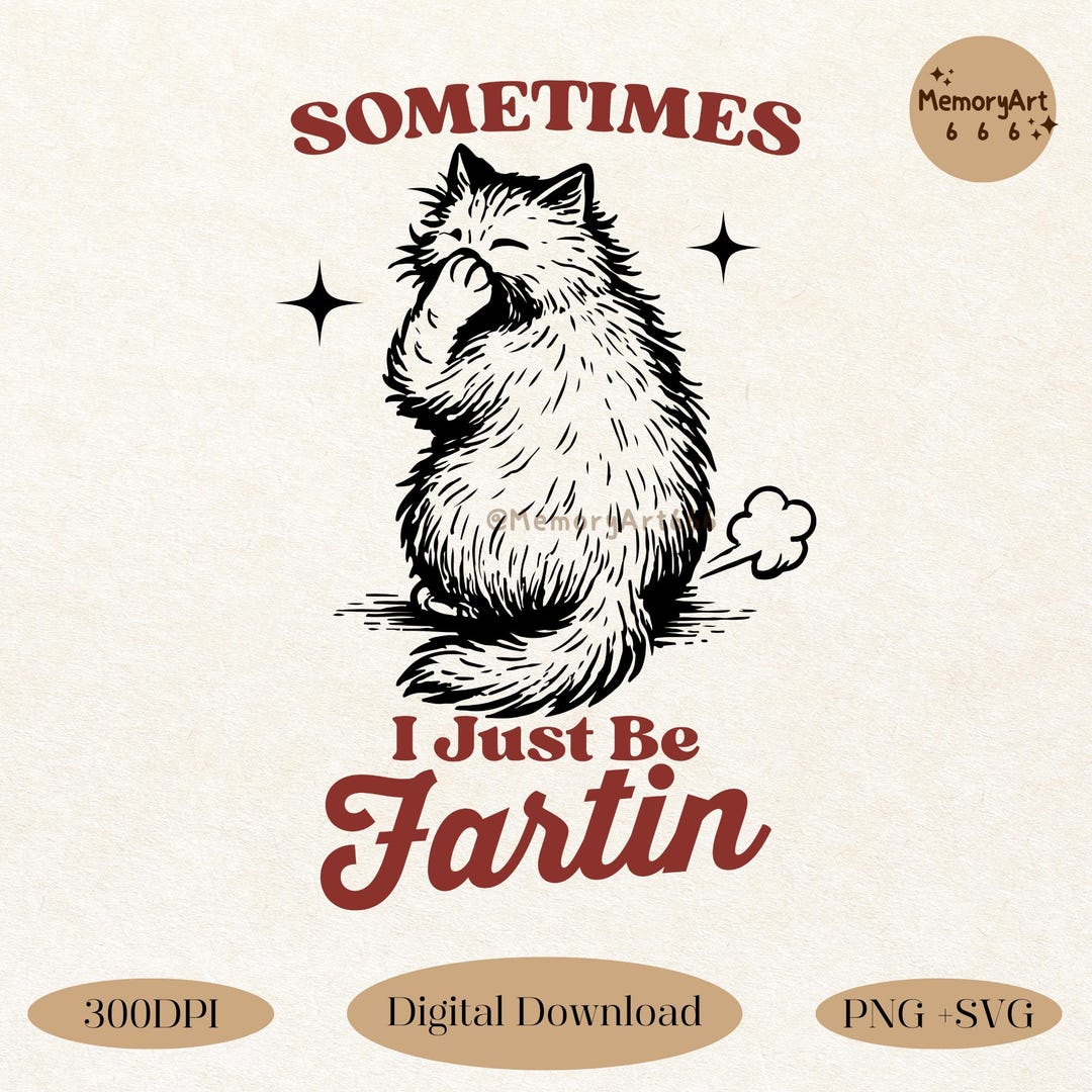 Funny Cat Meme SVG PNG, Retro Weirdcore Sarcastic Quirky Unhinged Shirt ...