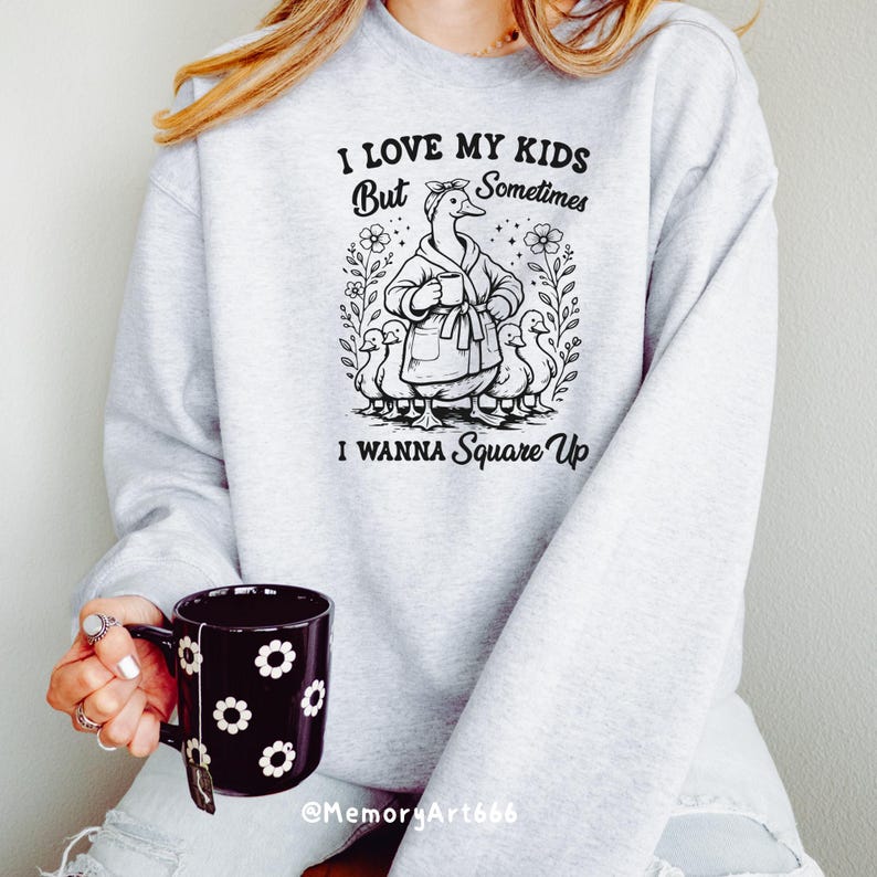 Funny Silly Mama Goose SVG PNG, Vintage Mom Life Sarcastic Humor Shirt ...
