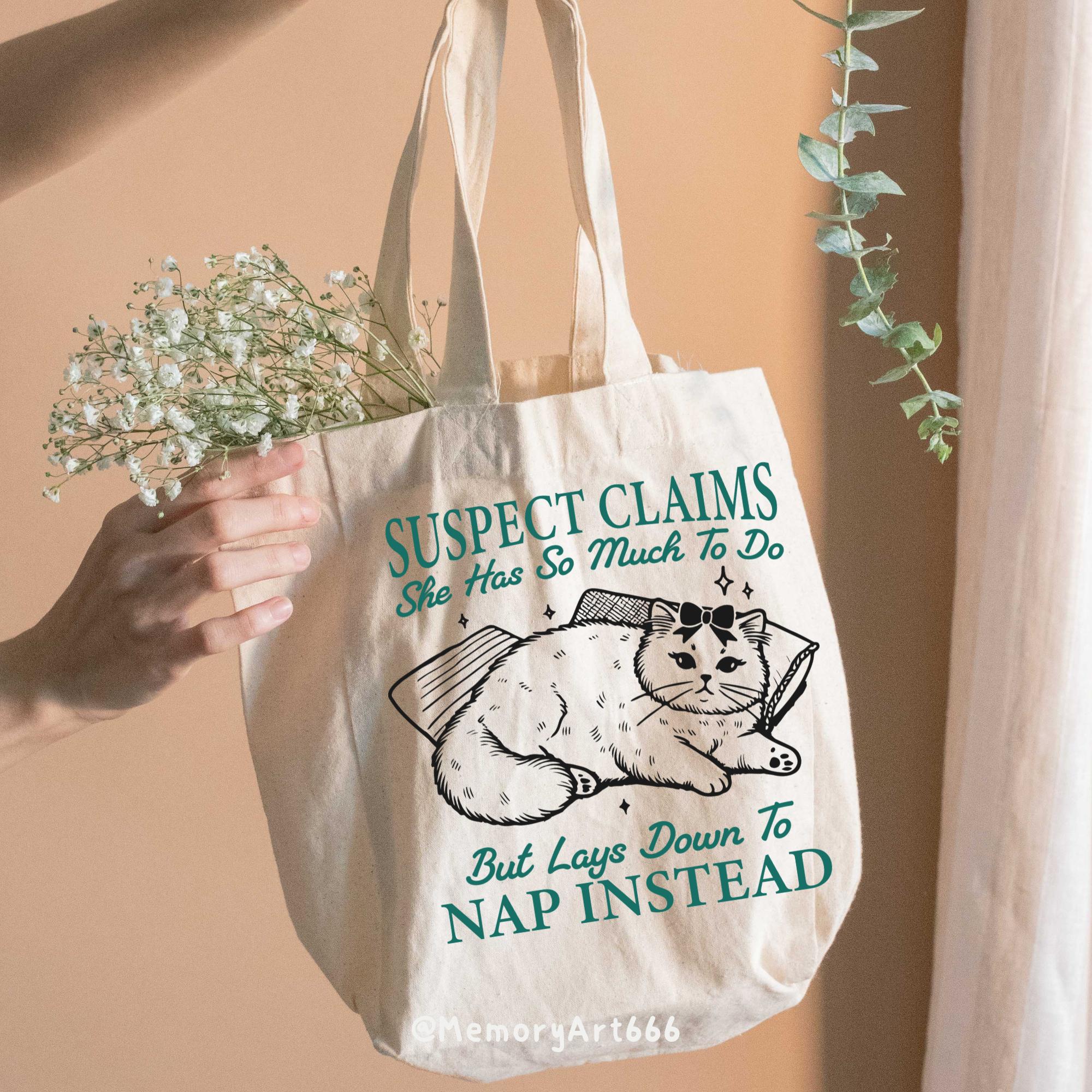 Suspect Claims, Funny Cat Meme SVG PNG, Sarcastic Adult Humor Design ...