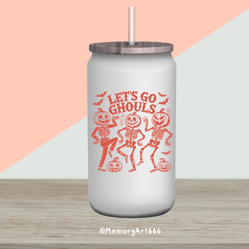 Lets Go Ghouls Svg Png, Spooky Funny Trendy Retro Fall Halloween ...