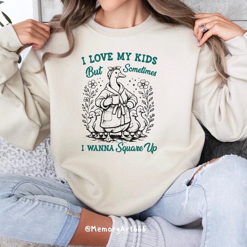 Funny Silly Mama Goose SVG PNG, Sassy Sarcastic Mom Life Humor Shirt ...