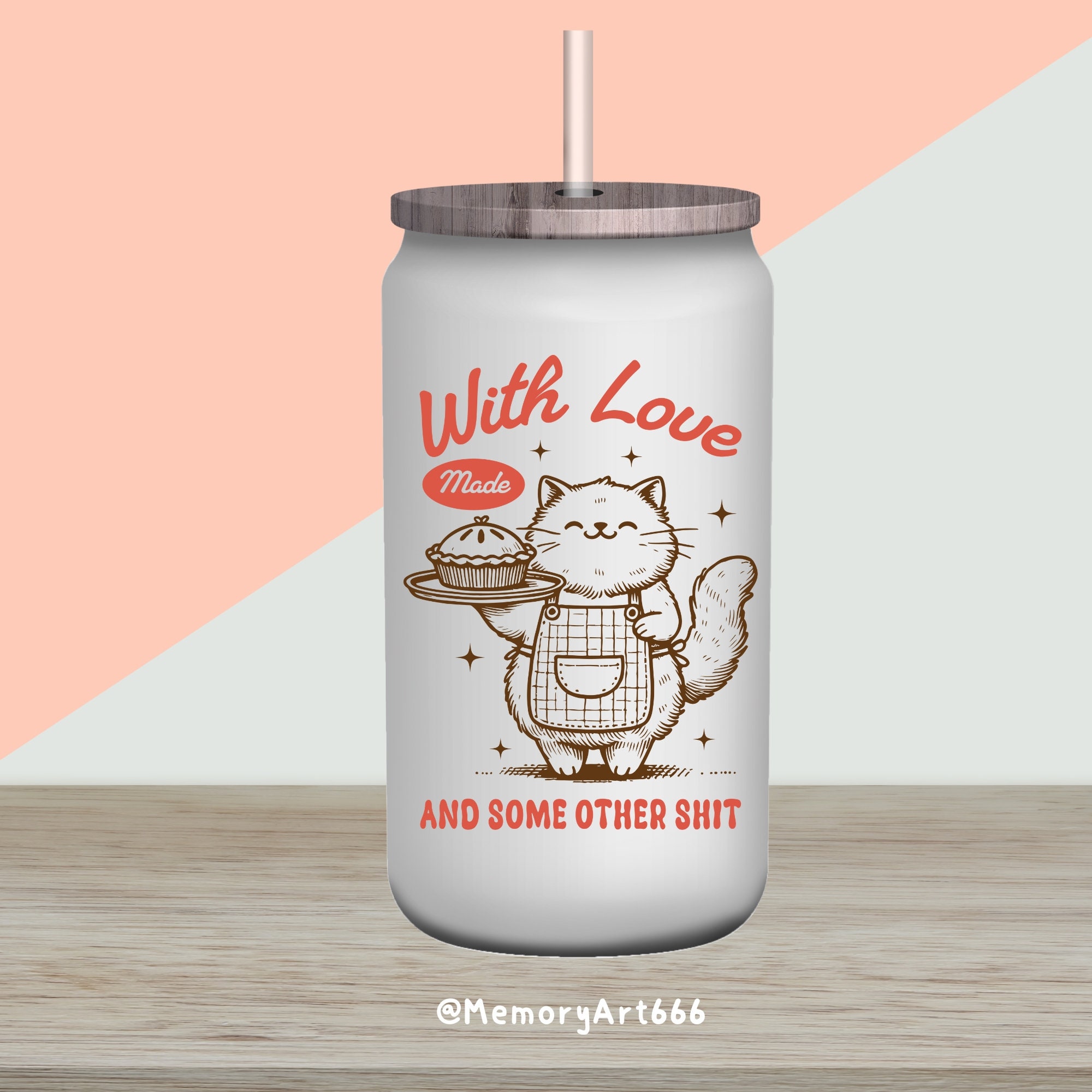 Made With Love and Some Other Shit SVG PNG Files, Vintage Retro Trendy ...