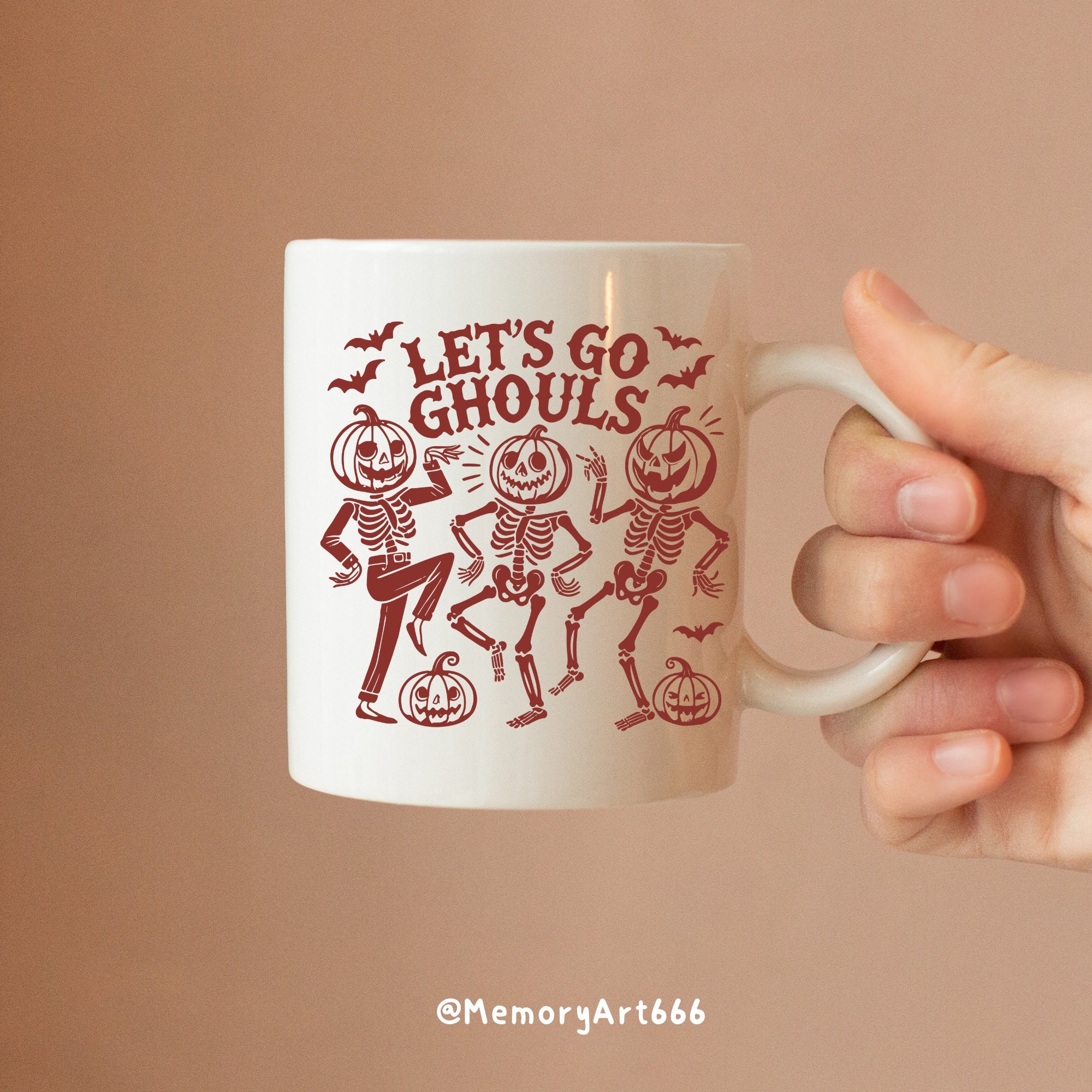 Lets Go Ghouls Svg Png, Spooky Funny Trendy Retro Fall Halloween ...