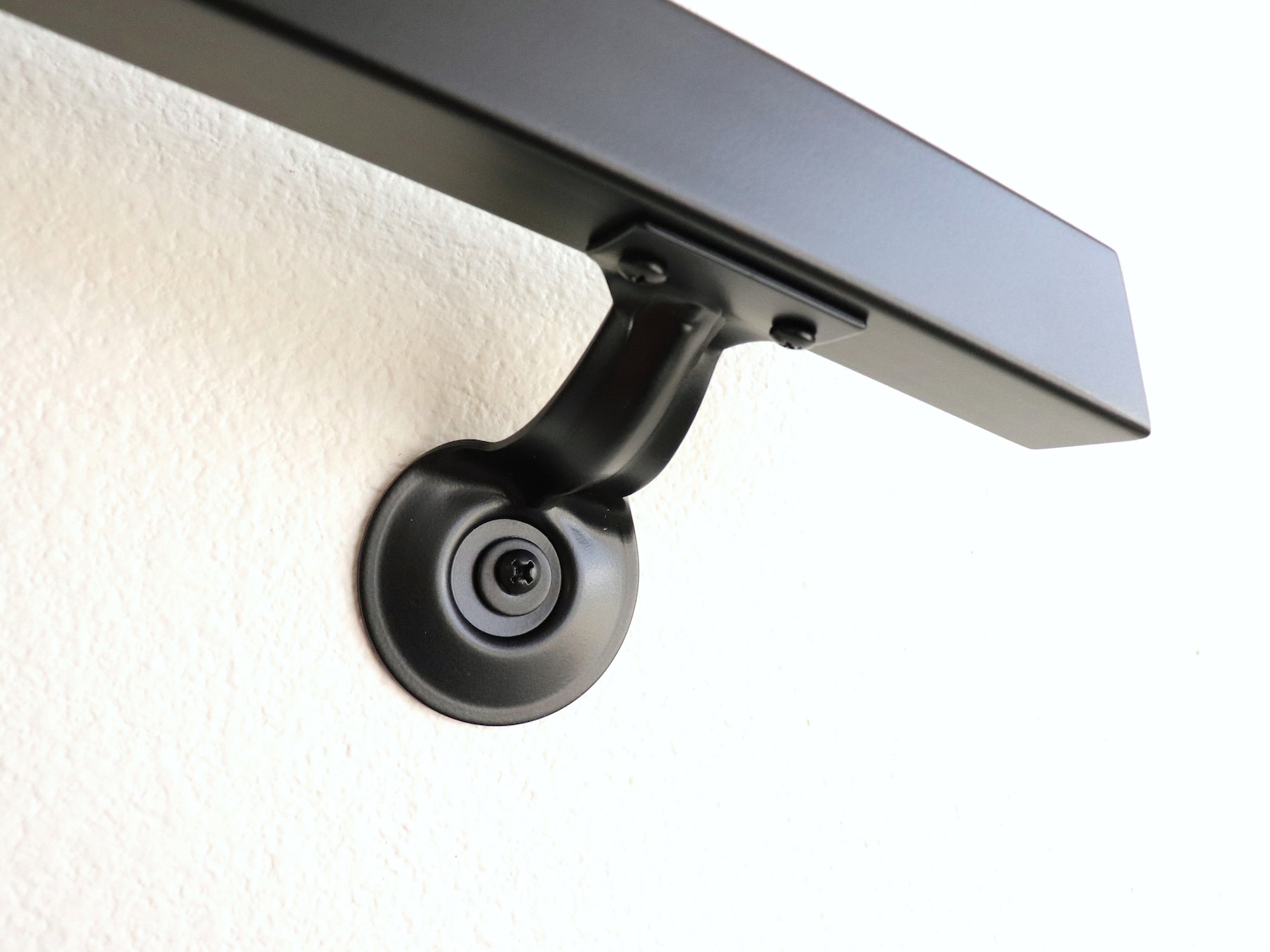 1.5x1.5 Powder Coated Modern Angled Metal Handrail, Handrail for Stairs ...