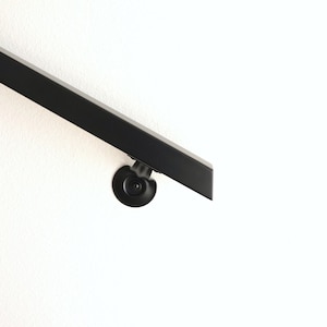 1.5x1.5 Powder Coated Modern Angled Metal Handrail, Handrail for Stairs ...