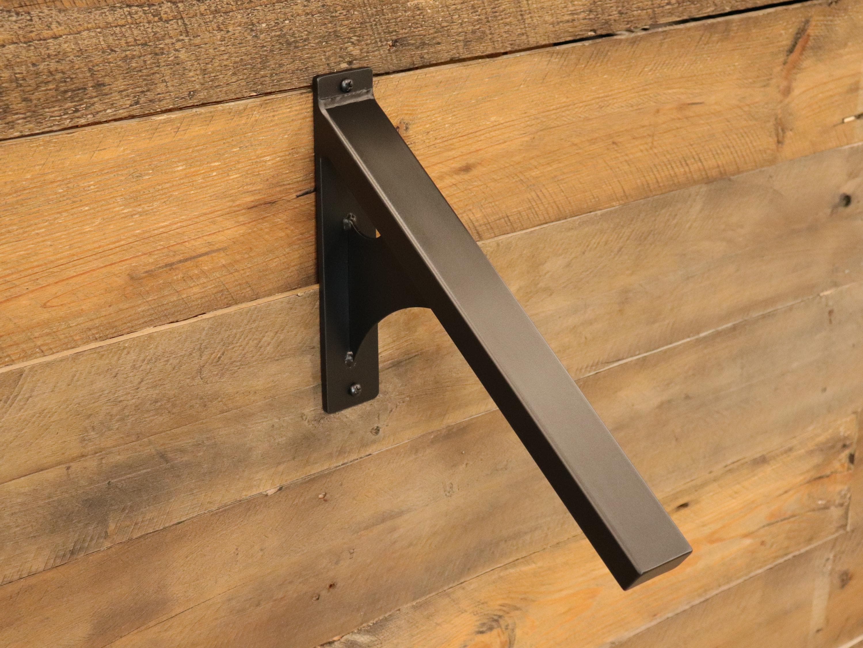 One Step Handrail 2"x1" Metal Grab Rail for One Stair, Modern Grab Rail ...