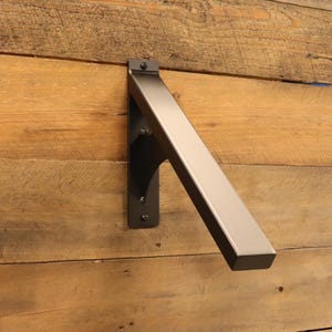 One Step Handrail 2"x1" Metal Grab Rail for One Stair, Modern Grab Rail ...