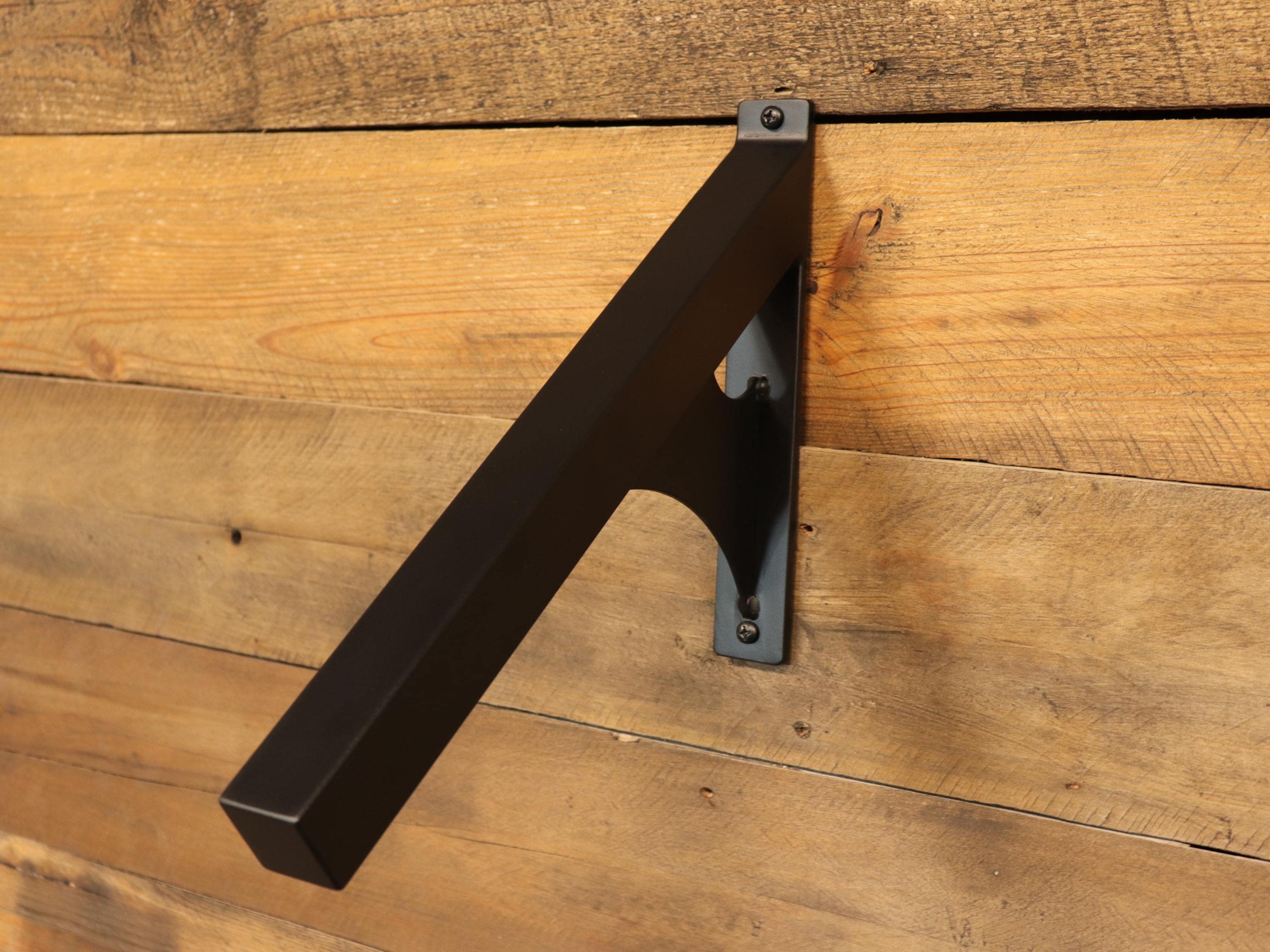 One Step Handrail 1.5x1.5 Metal Grab Rail for One Stair, Modern Grab ...