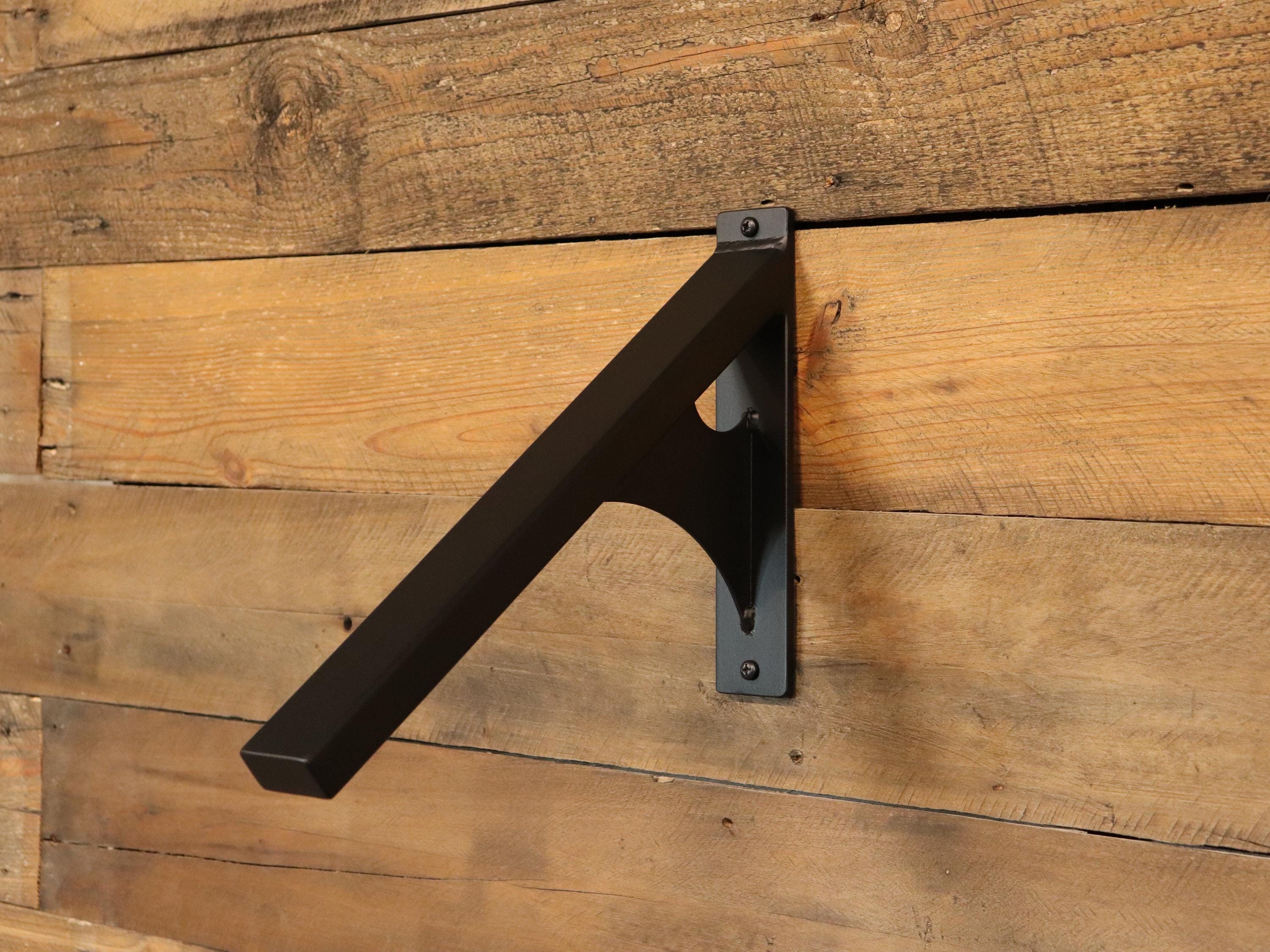 One Step Handrail 2"x1" Metal Grab Rail for One Stair, Modern Grab Rail ...