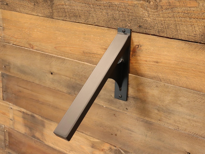 One Step Handrail 2"x1" Metal Grab Rail for One Stair, Modern Grab Rail ...