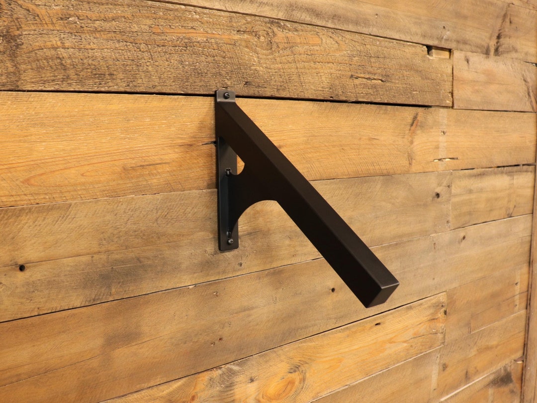 One Step Handrail 1.5"x1.5" Metal Grab Rail for One Stair, Modern Grab ...