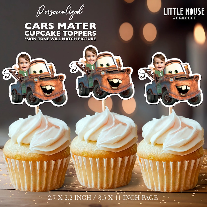 Tow Mater Printable Face - Etsy