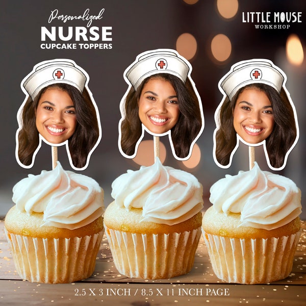 Nurse Cupcake Topper - Etsy