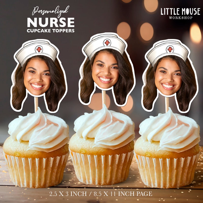 Nurse Cupcake Topper - Etsy