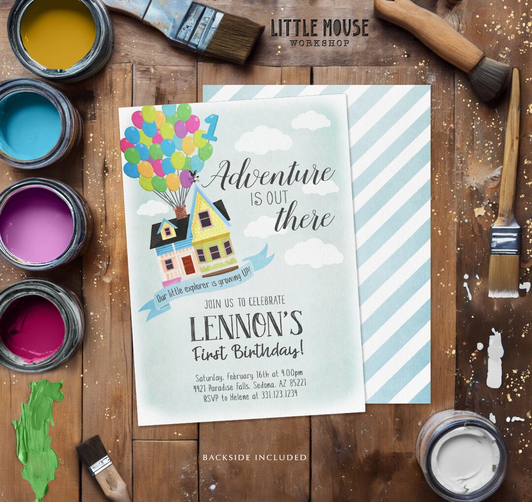 Up Birthday Invitation - Etsy