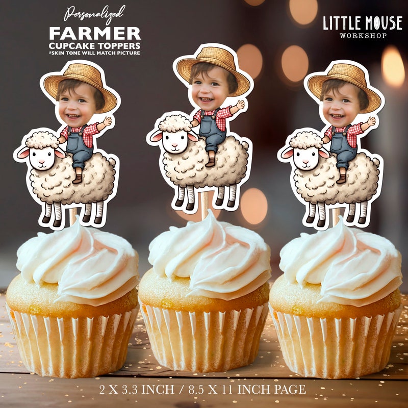 Sheep Cake Topper - Etsy