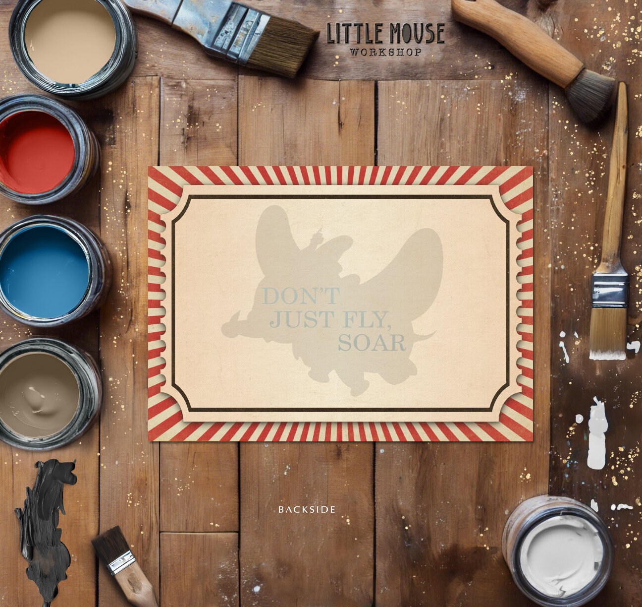 Dumbo Circus Birthday Invitation - Etsy