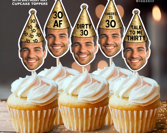 Fairy Personalized Face Cupcake Toppers - Etsy Australia
