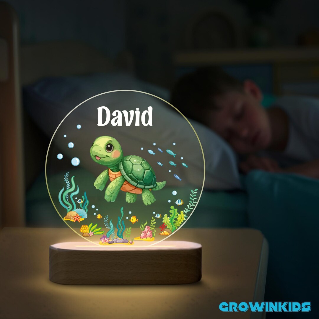 Sea Turtle Night Light, Marine Animal Night Light, Night Light for Baby ...