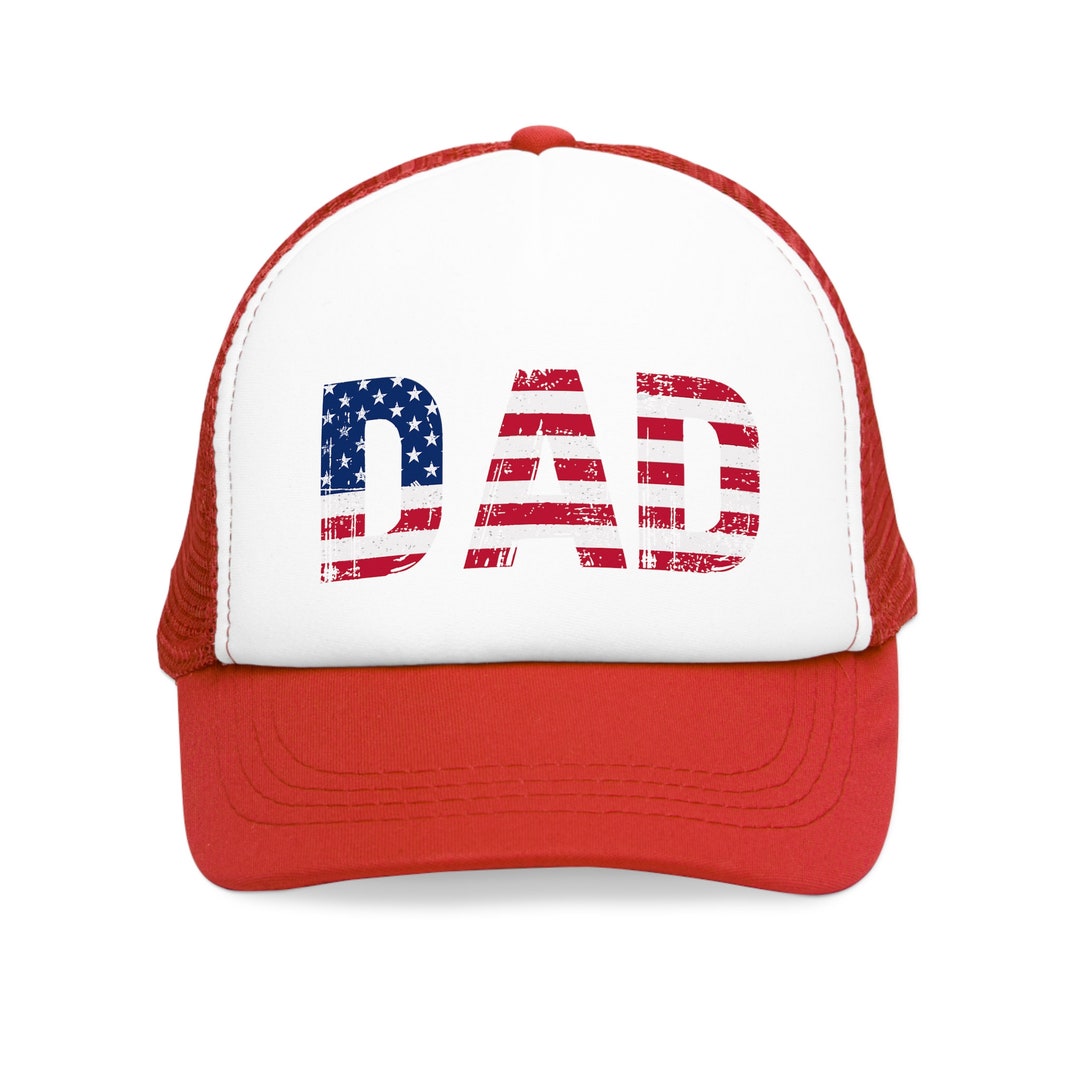 Dad Patriot Mesh Cap, American Dad Cap, Father's Day Cap, 4th of July ...