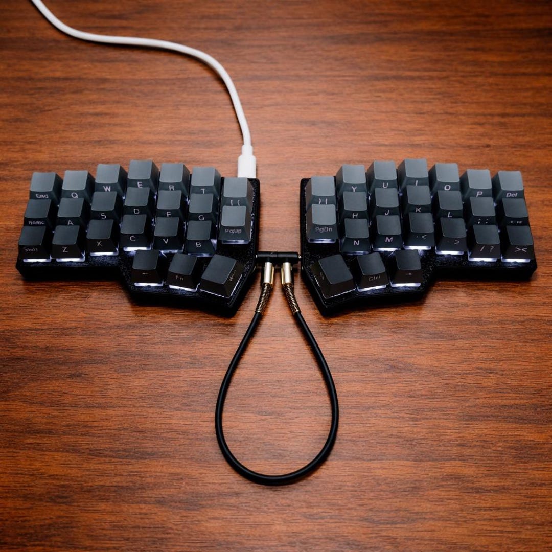 CORNE Crkbd V4.1 Split Keyboard - RGB Vial Agame Keyboard- QMK Vial ...