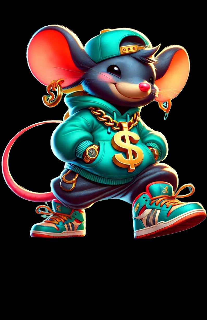 Gangster Mouse Fan Art: Urban Trap Design (digital Download) - Etsy