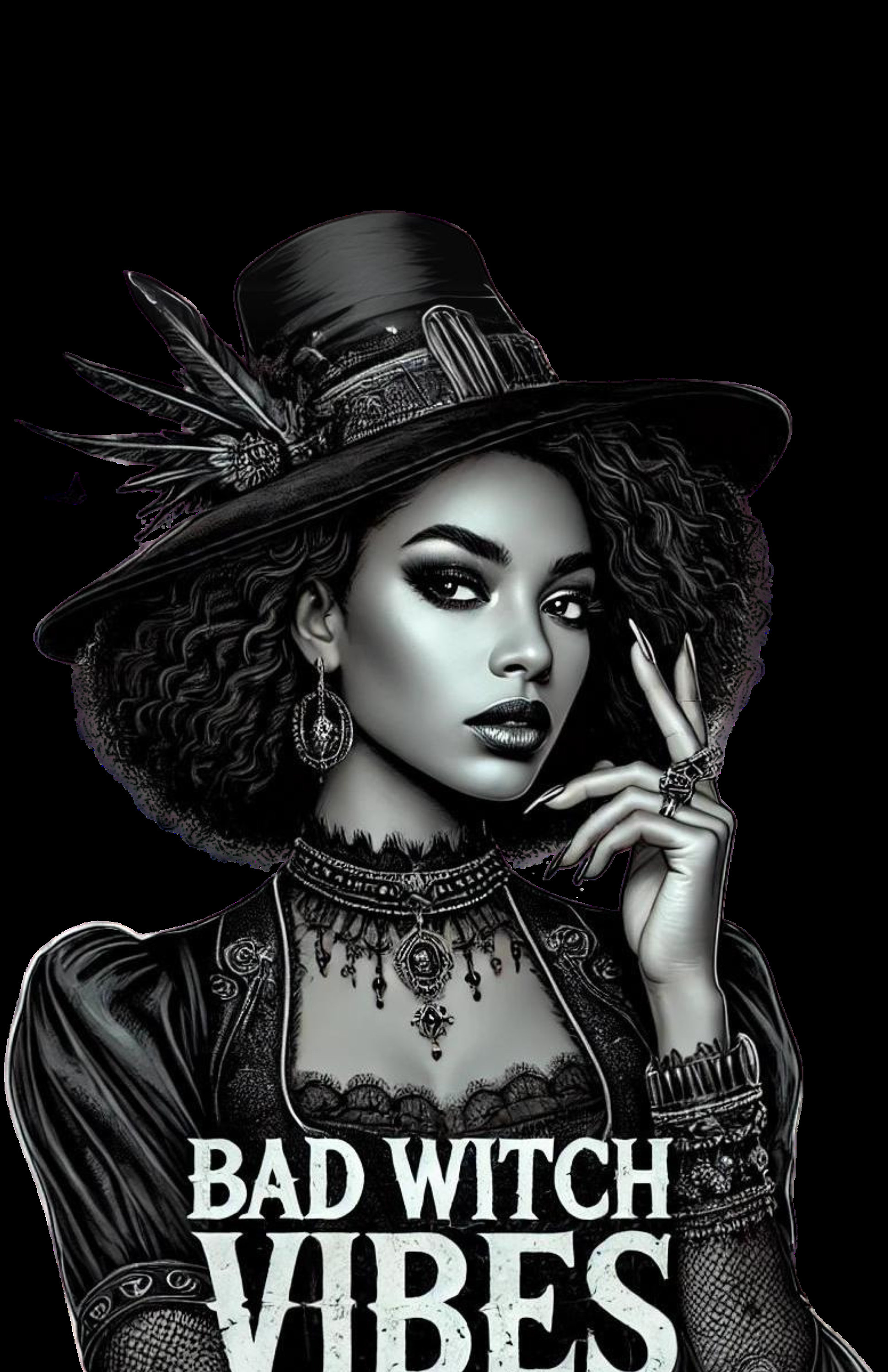Bad Witch Vibes Png, Witch Hand, Halloween Sublimation, Sublimation ...