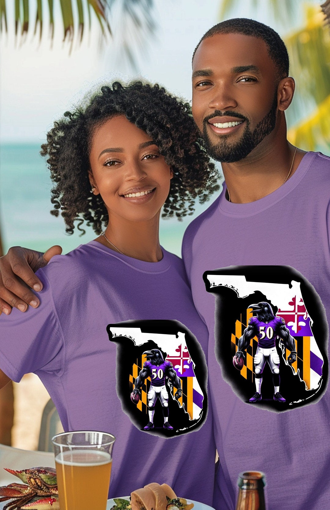 Florida Ravens Flock PNG Digital Download Sublimation Football Fan Art ...