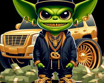 Gangster Monster Urban Trap Designs Instant Digital Download Fantasy ...