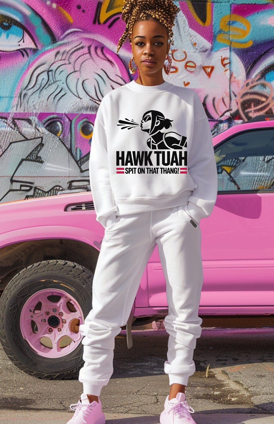 Hawk Tuah Png, Viral Video Png, Funny Girl Png, Give Em Thạt Hawk Tuah ...