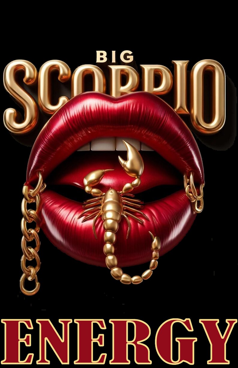Big SCORPIO Energy Black Girl Zodiac, African American Zodiac Clipart ...