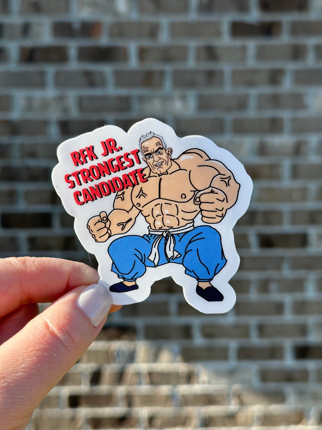 RFK Jr. - Strongest Candidate | Libertarian Sticker - Etsy