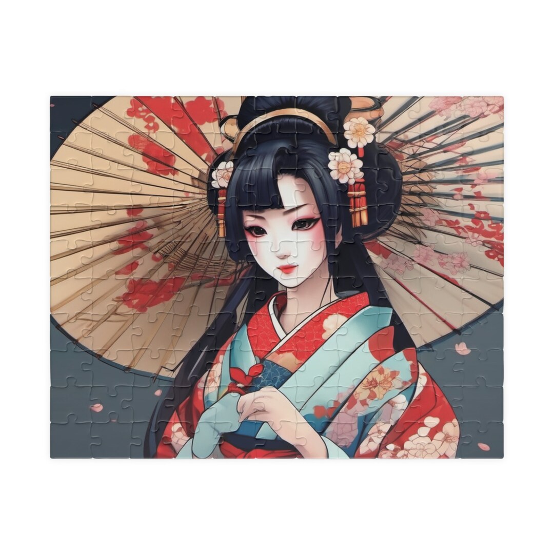 Geisha Puzzle (110, 252, 520, 1014-piece) - Etsy