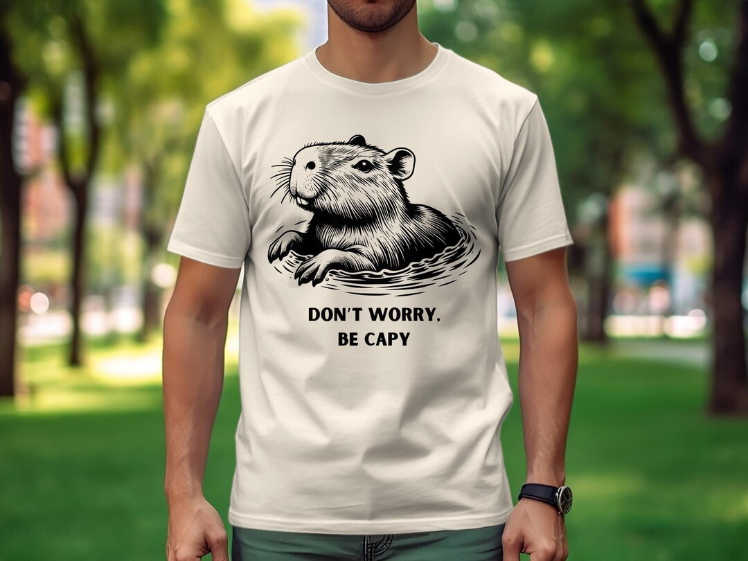 Capybara Shirt Funny Capybara Shirts for Women Men Kids Cute Capybara T ...