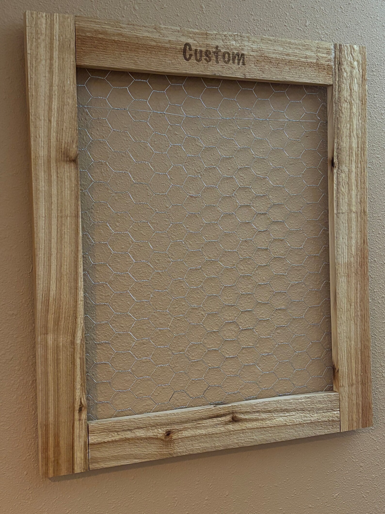 Chicken Wire Photo Display Frame - Etsy
