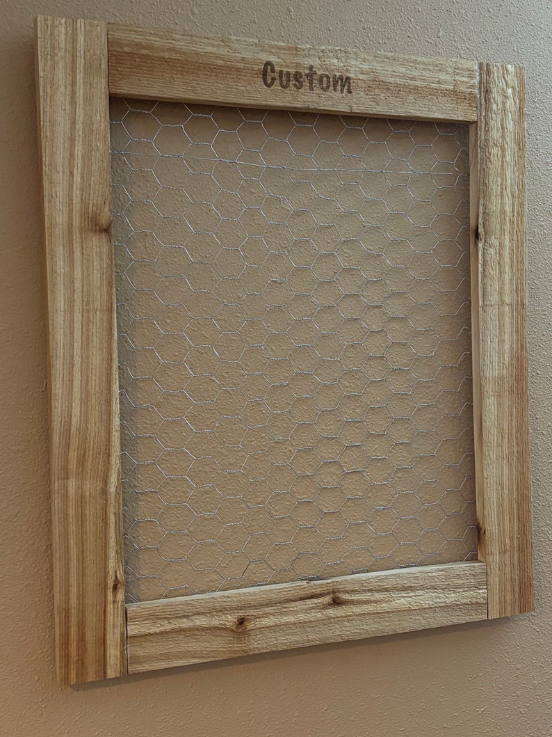 Chicken Wire Photo Display Frame - Etsy