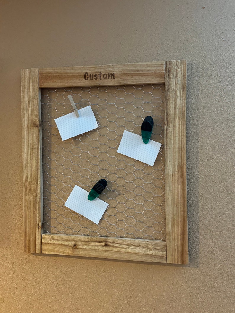 Chicken Wire Photo Display Frame - Etsy