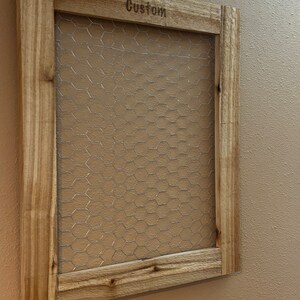Chicken Wire Photo Display Frame - Etsy