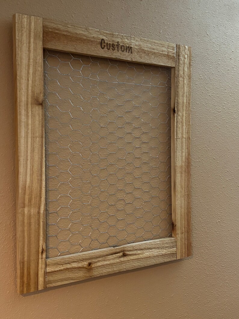 Chicken Wire Photo Display Frame - Etsy