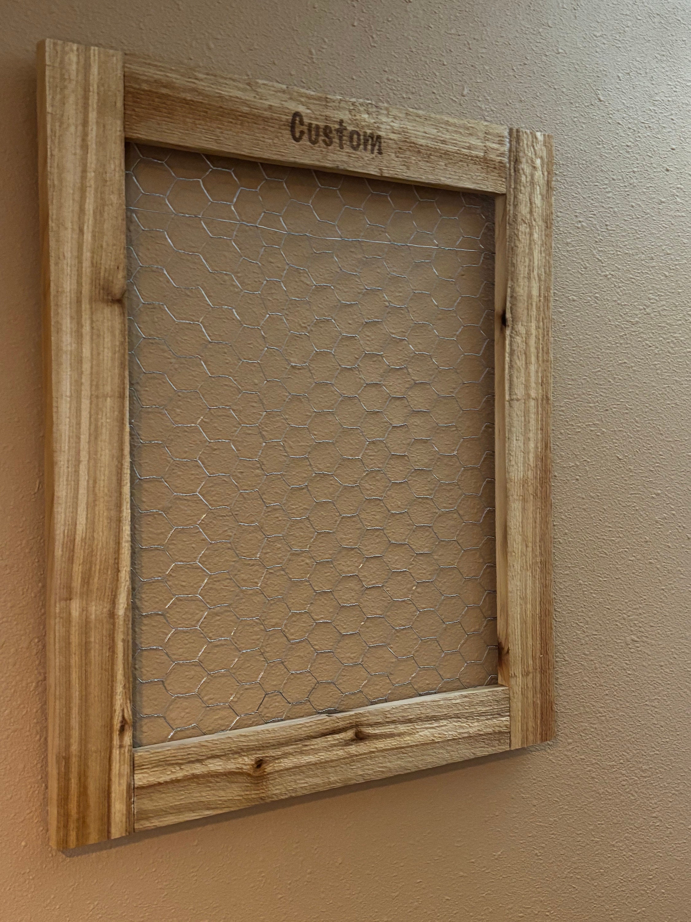 Chicken Wire Photo Display Frame - Etsy