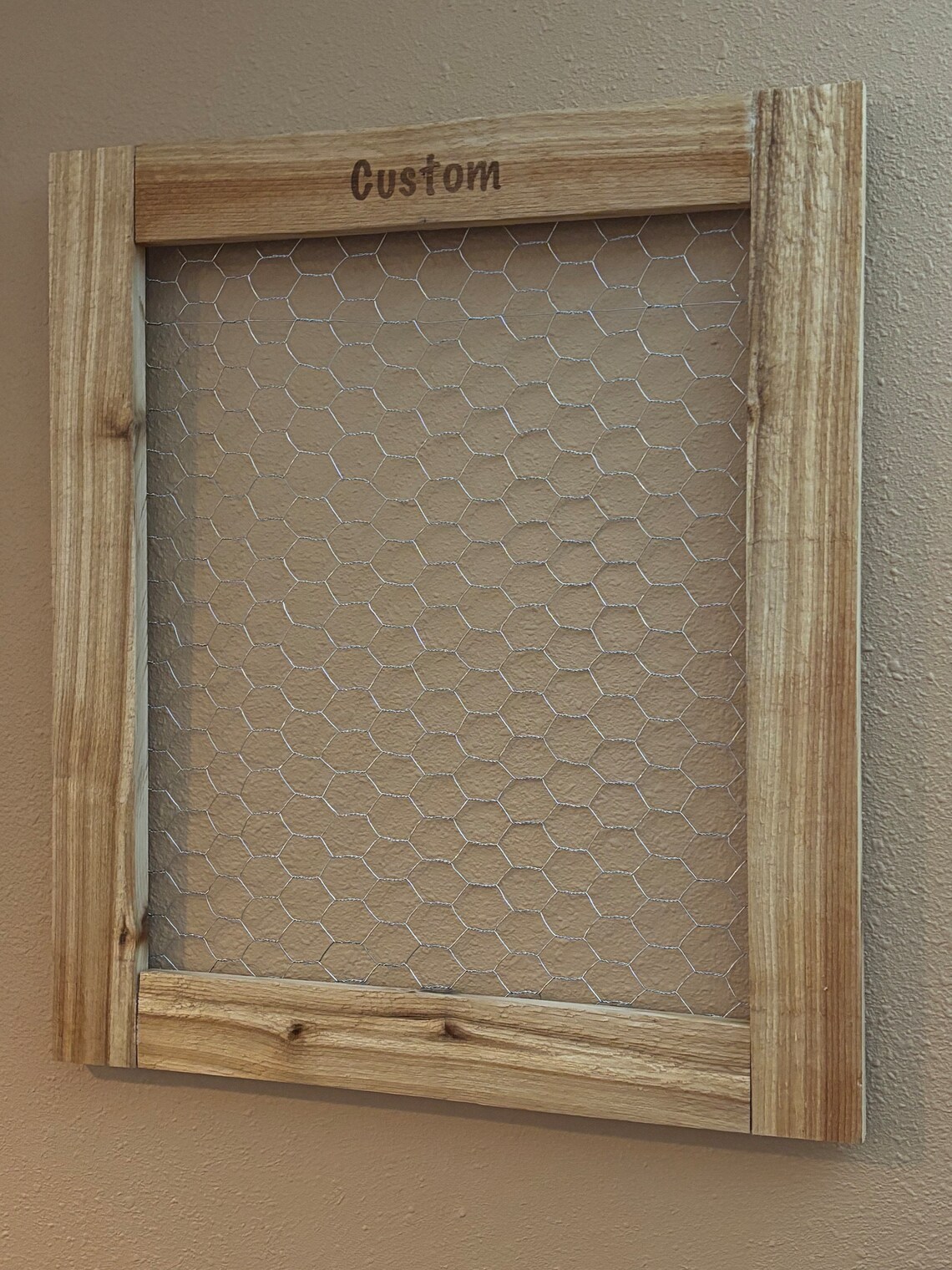 Chicken Wire Photo Display Frame - Etsy