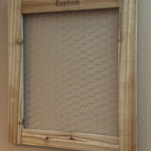 Chicken Wire Photo Display Frame - Etsy