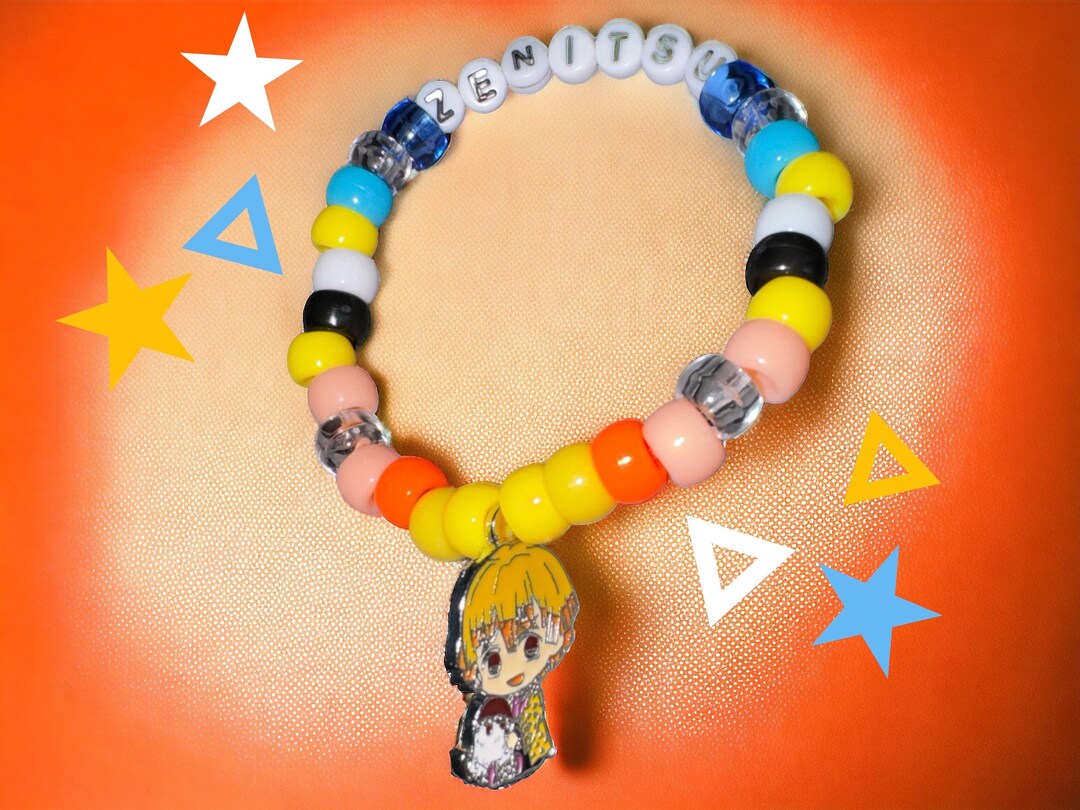 Demon Slayer Silver Metal Zenitsu Holding a Dog Charm - Etsy