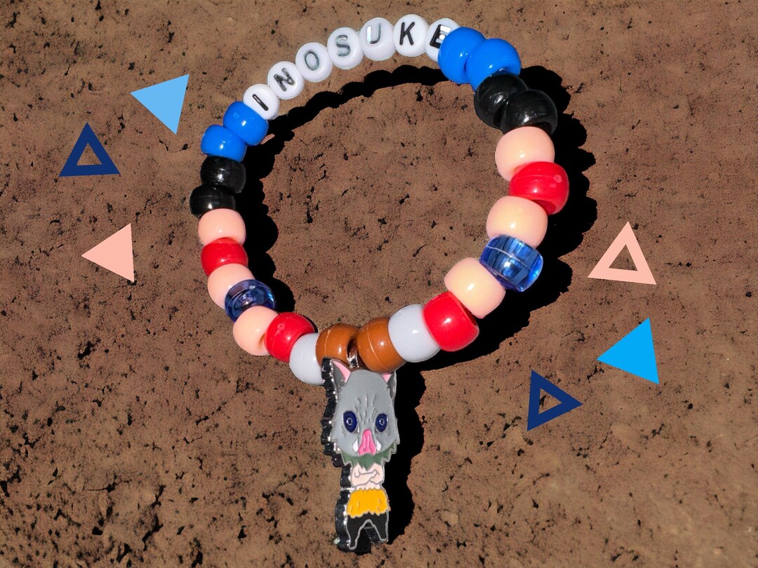 Demon Slayer Silver Metal Inosuke Arms Crossed Charm - Etsy