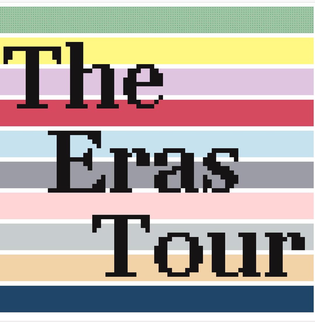 Eras Tour | Digital Needlepoint Pattern PDF - Etsy