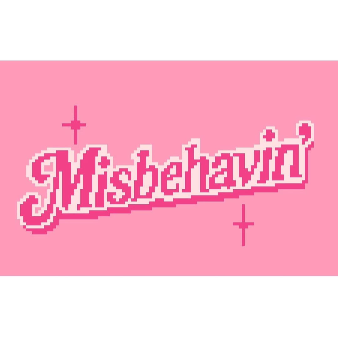 Misbehavin’ 7x4 | Digital Needlepoint Pattern PDF - Etsy
