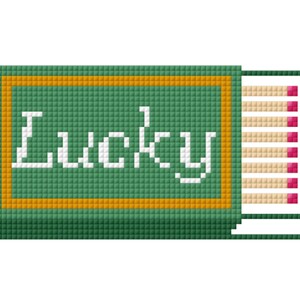 Lucky Matches Matchbox Digital Needlepoint Pattern PDF - Etsy