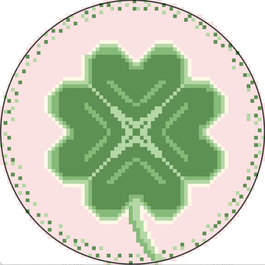 Shamrock 4x4 | Digital Needlepoint Pattern PDF - Etsy