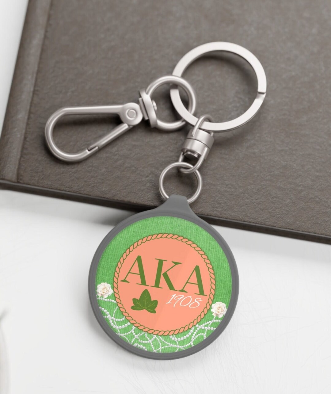 Alpha Kappa Alpha Key Ring Stylish Sorority Keychain for Proud Members ...