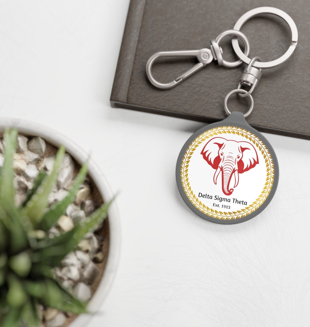 Delta Sigma Theta Sorority Key Ring DST Paraphernalia Gift for Women ...